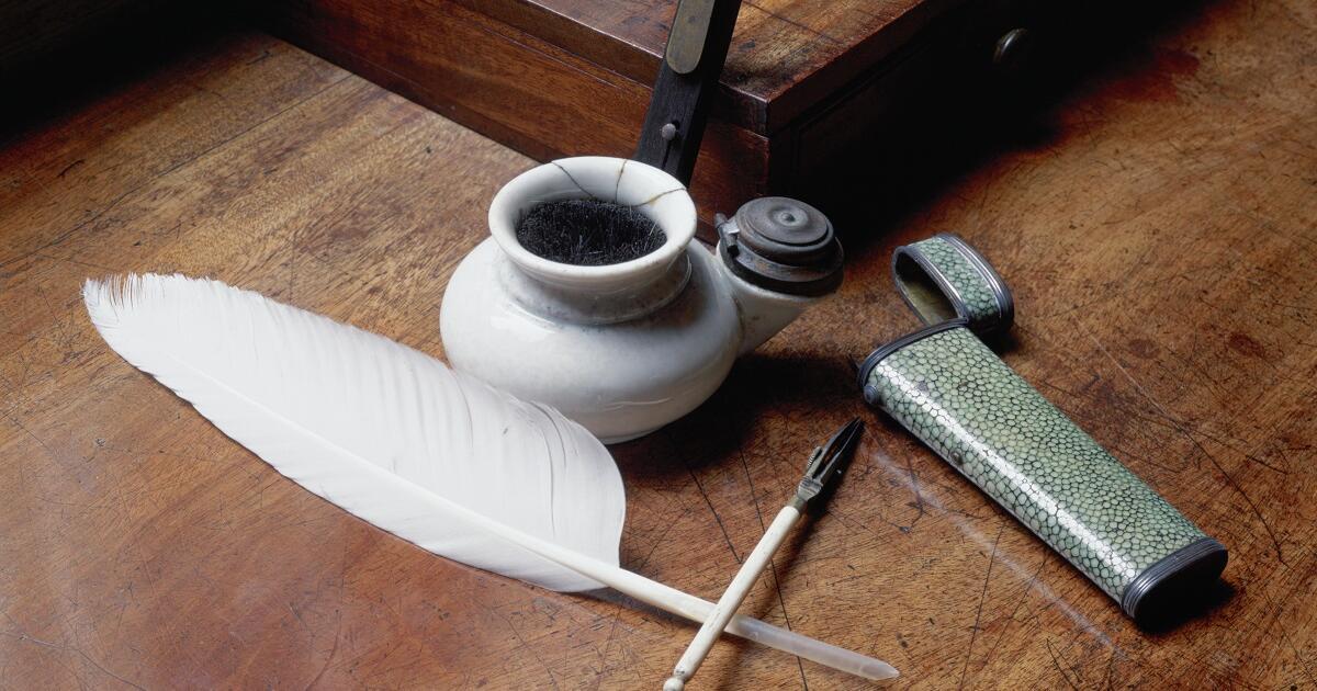 Feather quills found from Soane's time | soane